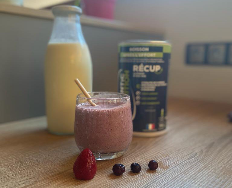 Milk-shake récup aux fruits rouges